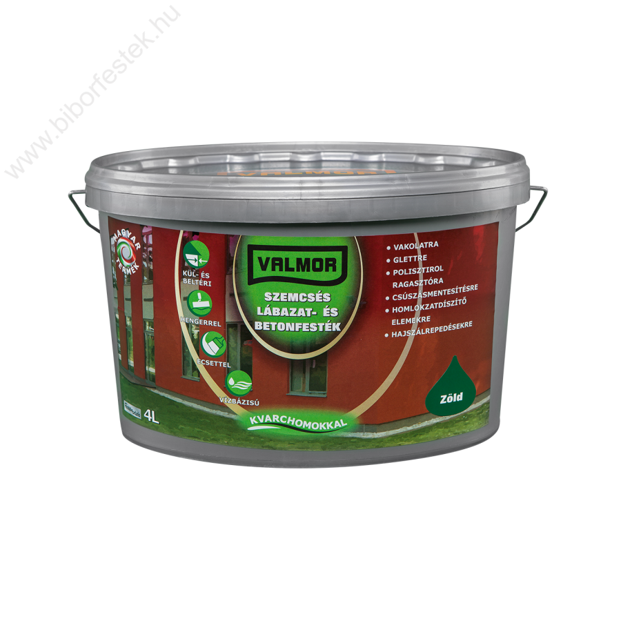 Valmor Szemcsés vörös 4 l Lábazat- és Betonfesték